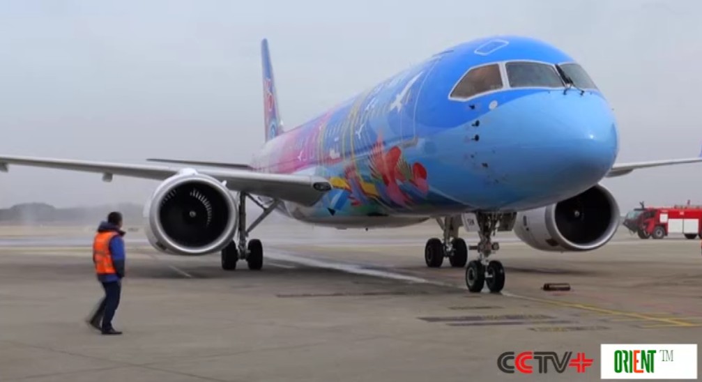 China’s C919 Aircraft Launches New Domestic Air Route